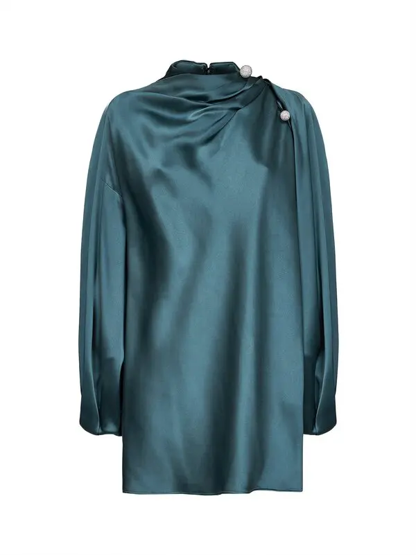 Giuseppe Di Morabito Asymmetrical Draped Mini Dress - Multicolor