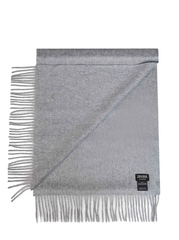 Zegna Medium Grey Oasi Cashmere Scarf