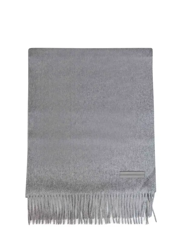Zegna Medium Grey Oasi Cashmere Scarf - Multicolor
