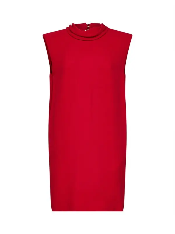 Valentino Garavani Red Cady Couture Mini Dress - Multicolor