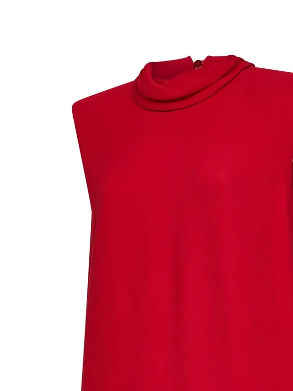 Valentino Garavani Red Cady Couture Mini Dress