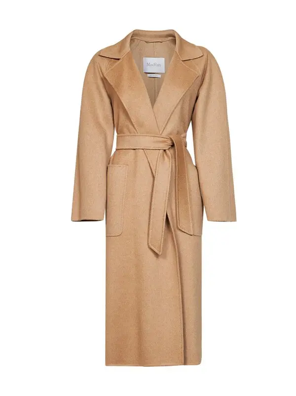 Max Mara Camel Ready Icon Coat Belted Coat
