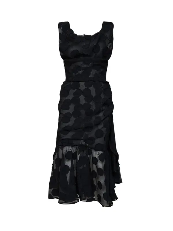 VIVIENNE WESTWOOD Ginnie Frill Midi Dress - Multicolor