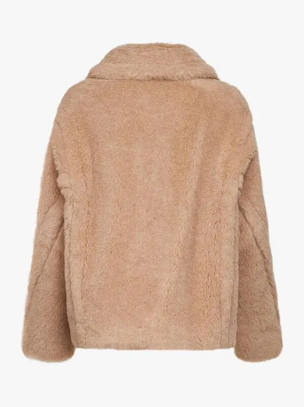 Max Mara Teddy Cropped Coat - Multicolor