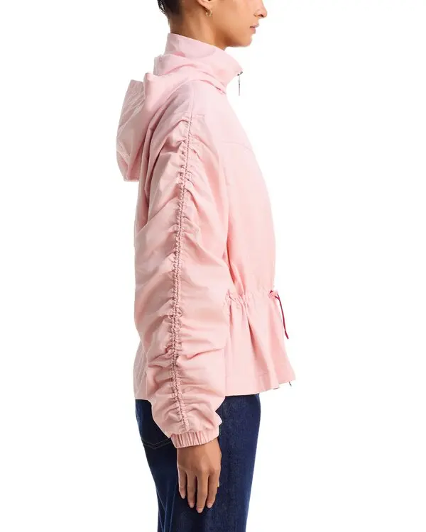Casablanca Ruched Drawstring Windbreaker Jacket