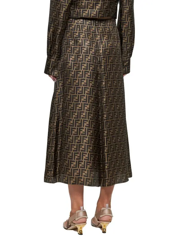 Fendi Ff Maxi Skirt