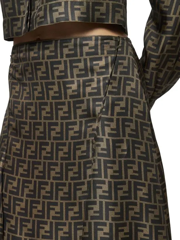 Fendi Ff Maxi Skirt