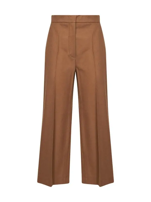 Max Mara Wool Culotte Trousers - Multicolor