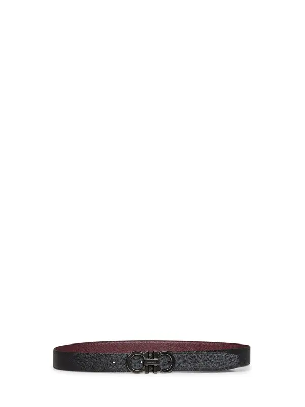 FERRAGAMO Two-tone Gancini Reversible Belt