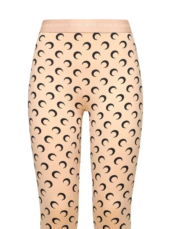 MARINE SERRE Crescent Moon Lycra Leggings