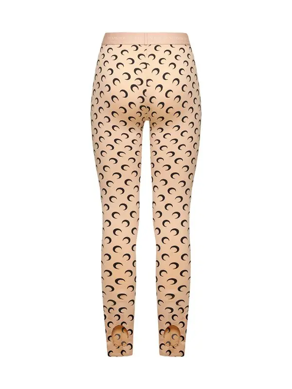 MARINE SERRE Crescent Moon Lycra Leggings
