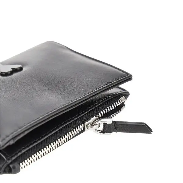 AMI Paris Leather Bi-fold Voulez-vous Wallet