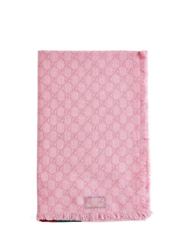 Gucci Gg Wool Scarf - Multicolor
