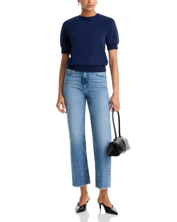 Paige Queenie Cotton Short Sleeve Sweatshirt