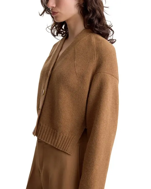 FFORME Enika Wool & Cashmere Cropped Cardigan