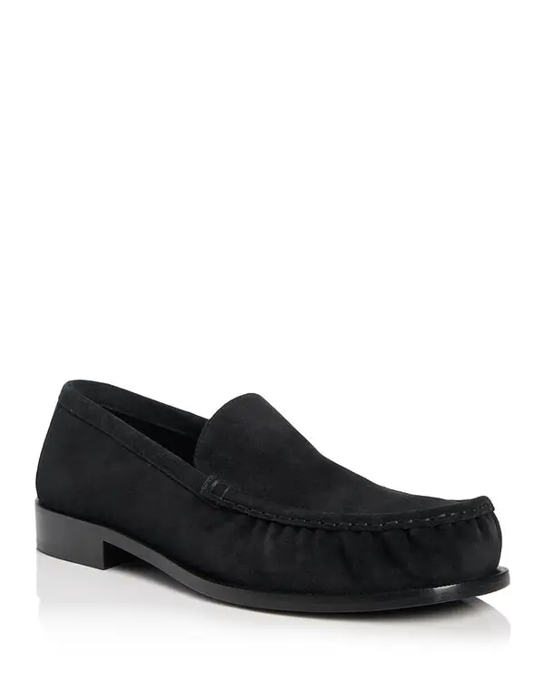 Dries Van Noten Suede Loafers - Black