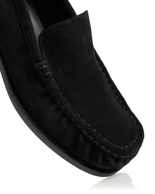 Dries Van Noten Suede Loafers - Black