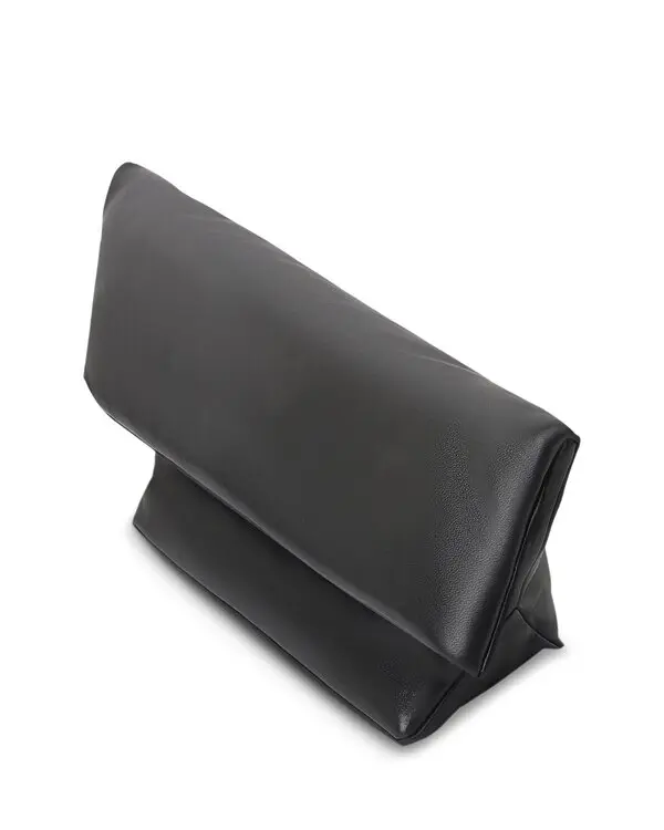 A.L.C. Finn Puffer Leather Clutch - Black
