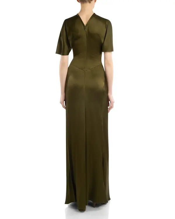 Victoria Beckham Isabella Ruched Gown