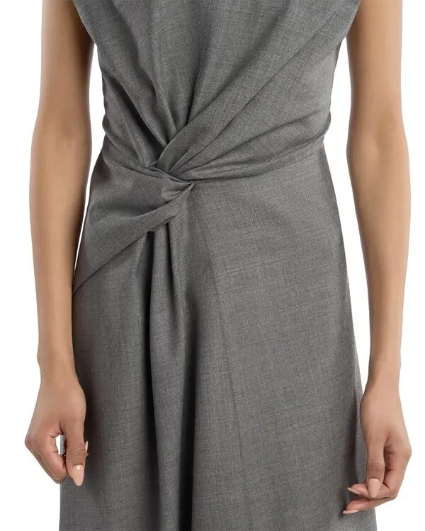Victoria Beckham Aria Twisted Midi Dress