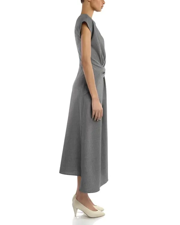 Victoria Beckham Aria Twisted Midi Dress