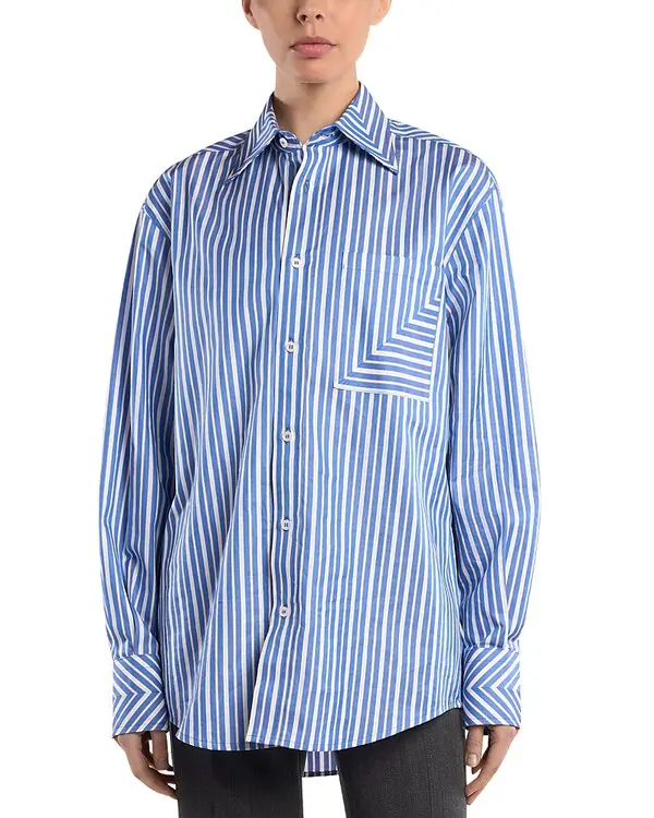 Victoria Beckham Cotton Pocket Detail Shirt