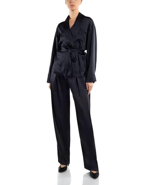 Victoria Beckham Alba Belted Blouse
