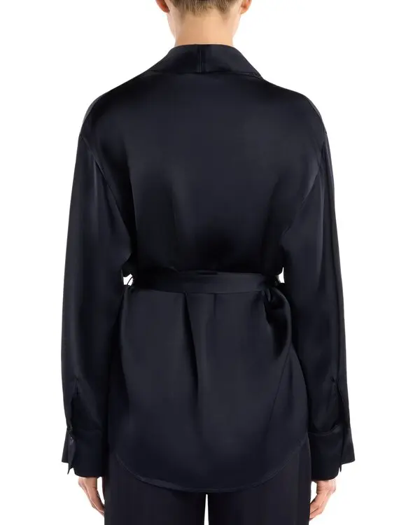Victoria Beckham Alba Belted Blouse