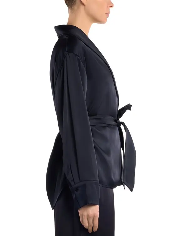 Victoria Beckham Alba Belted Blouse