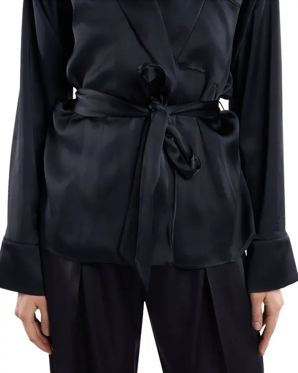 Victoria Beckham Alba Belted Blouse
