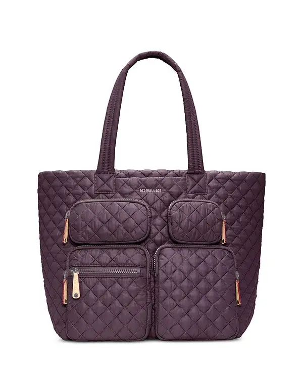 Mz Wallace Large Metro Travel Tote - Raisin