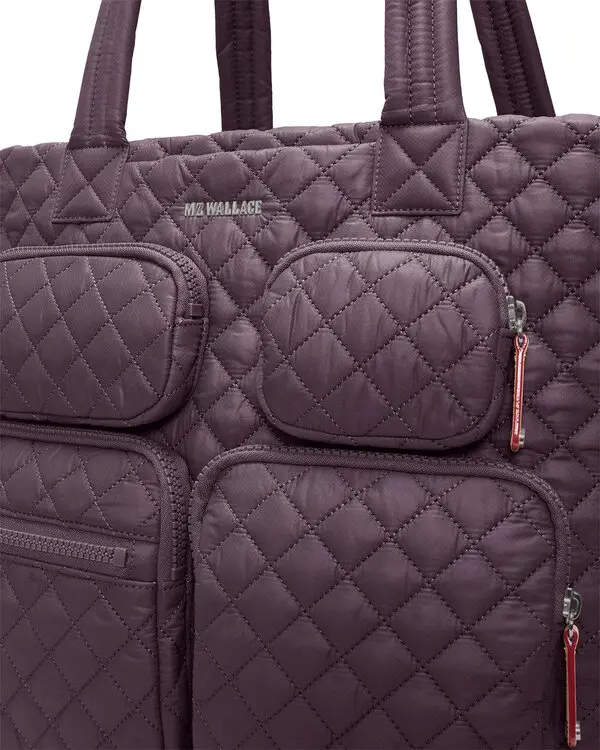 Mz Wallace Large Metro Travel Tote - Raisin