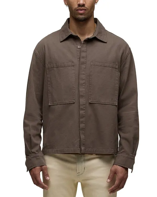 Hudson Jeans Relaxed Cotton Pocket Overshirt