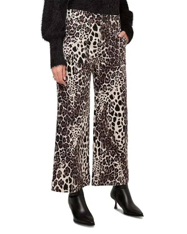 Fifteen Twenty Rylee Cotton Blend Printed Cropped Pants