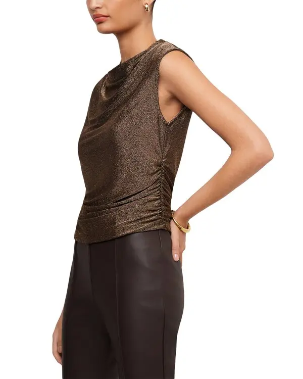 Fifteen Twenty Paige Sleeveless Shirred Top