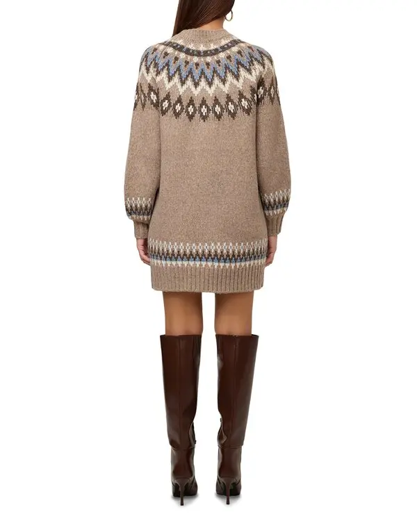 Fifteen Twenty Vera Jacquard Sweater Dress