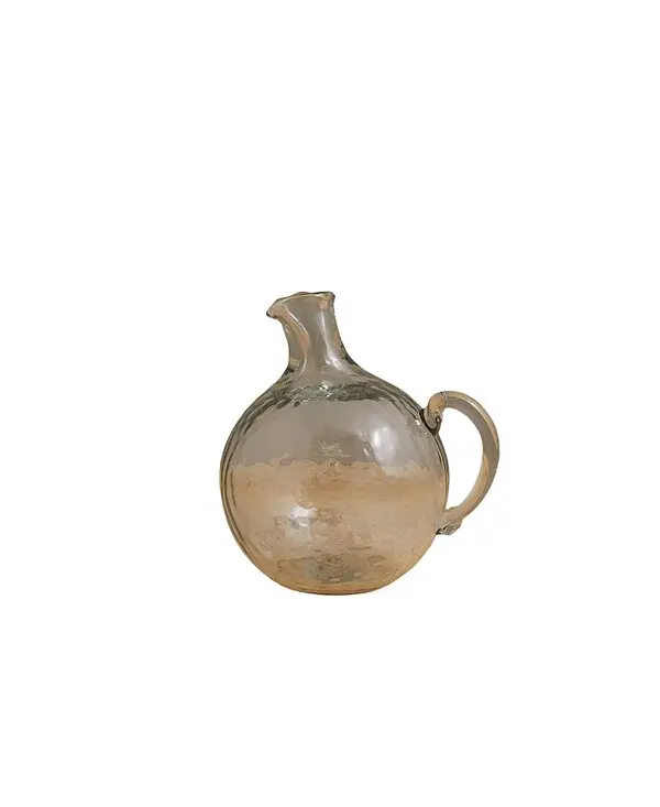 BE HOME Pebble Glass Globe Pitcher