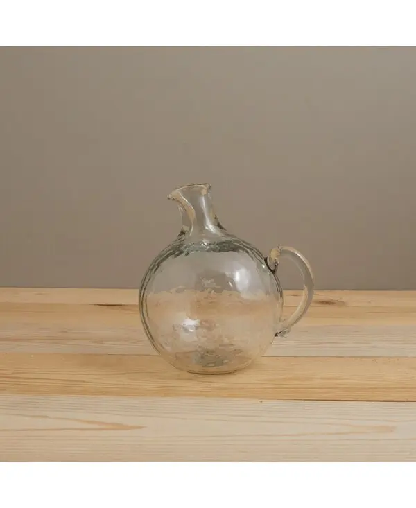 BE HOME Pebble Glass Globe Pitcher