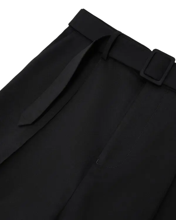 REISS Peshi Sliding Buckle Belt Trousers