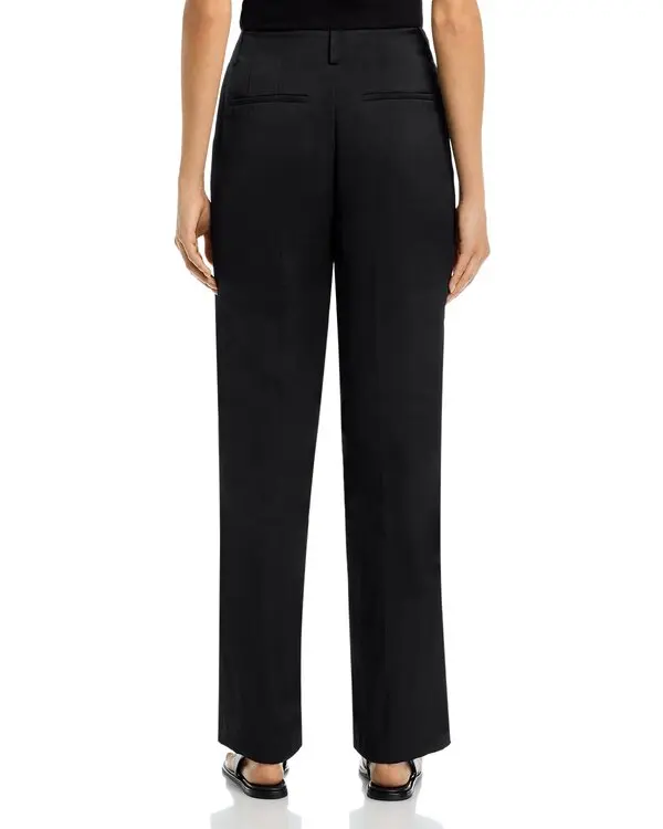 Theory Mid Rise Satin Pants
