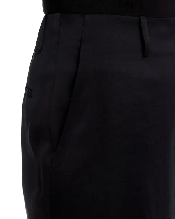 Theory Mid Rise Satin Pants