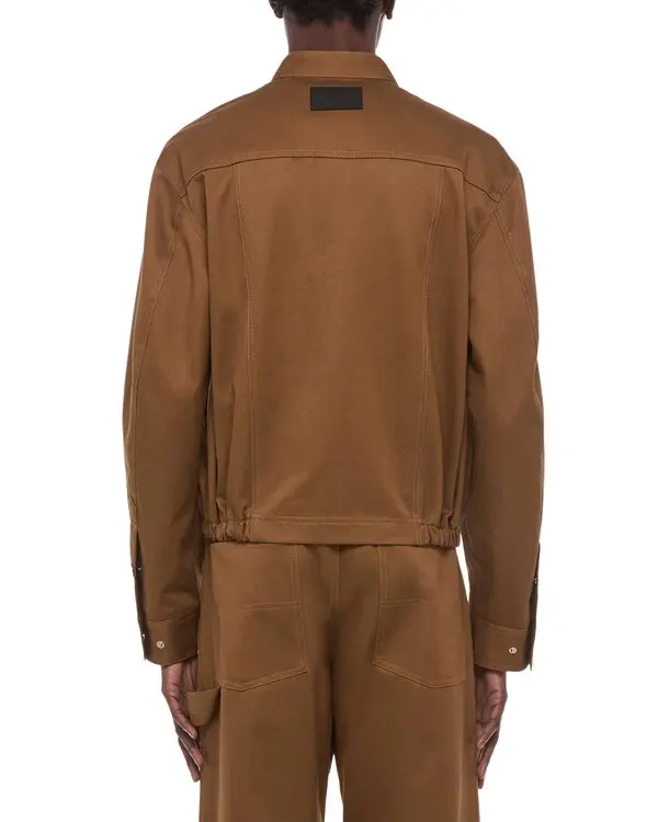 Helmut Lang Cotton Moto Pocket Trucker Jacket