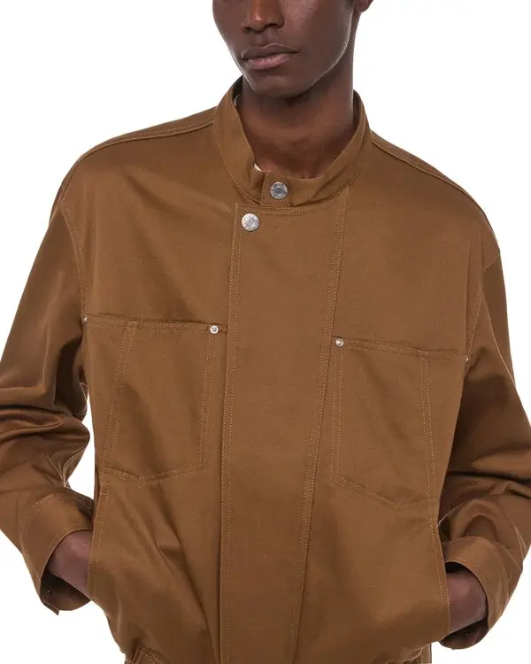 Helmut Lang Cotton Moto Pocket Trucker Jacket