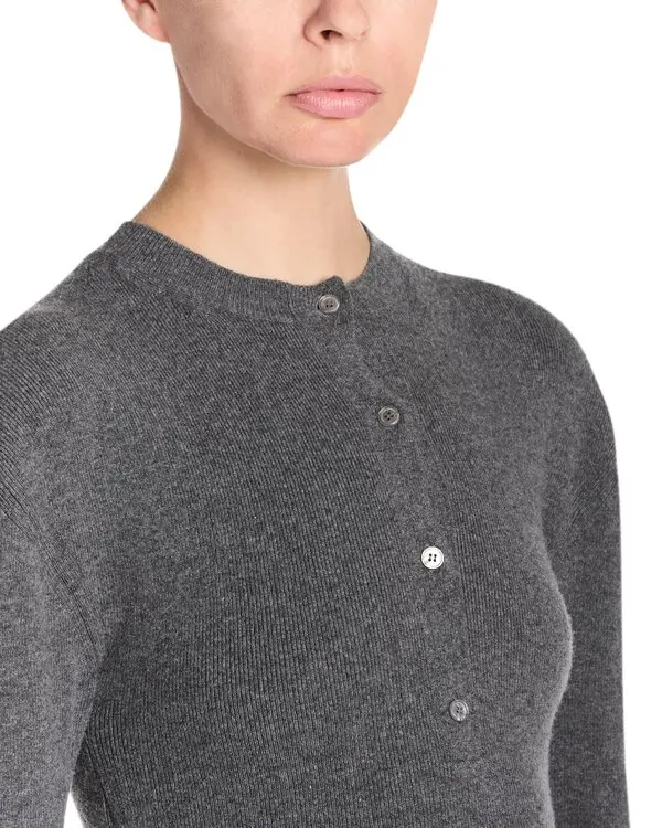 Stella McCartney Wool Blend Faux Fur Trim Sweater