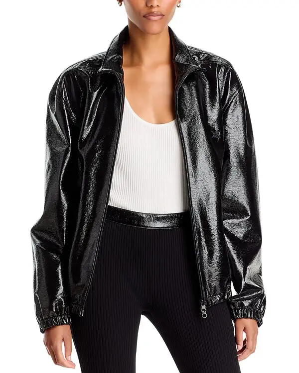 COURREGES Vinyl Track Jacket
