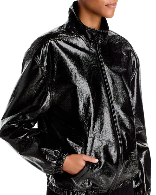COURREGES Vinyl Track Jacket