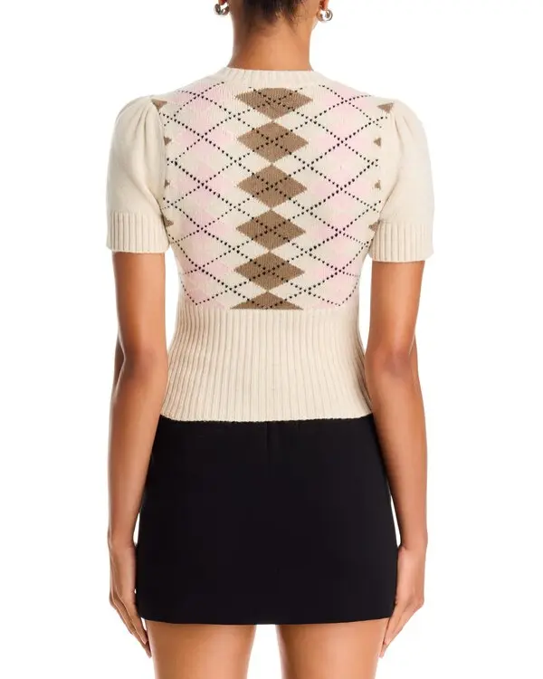 GUIZIO The Sweet Argyle Cardigan