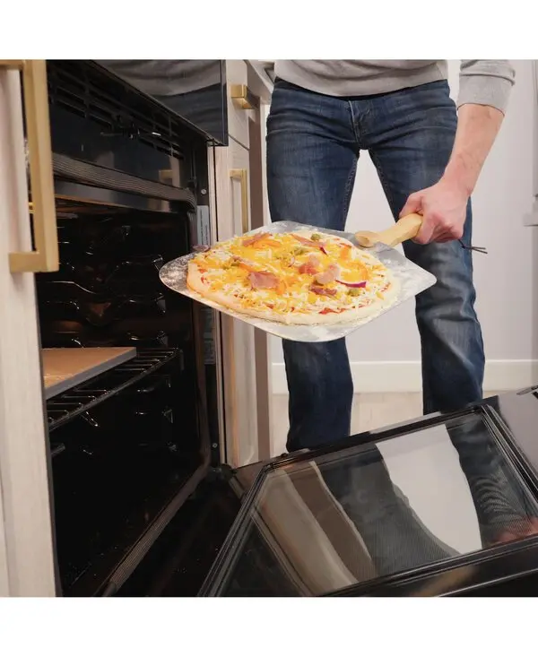 OLD STONE Aluminum Pizza Peel With Folding Handle, 27.1 L