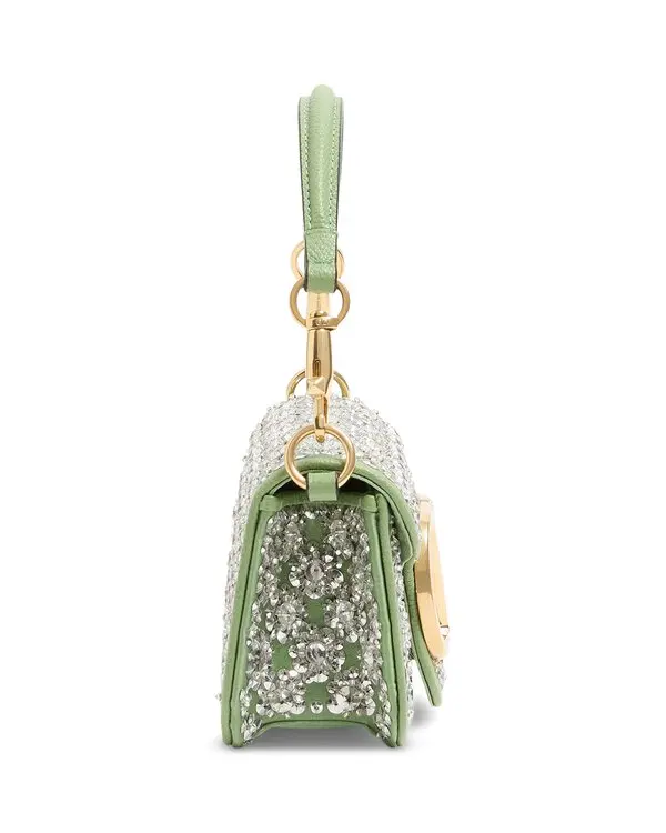 Valentino Garavani Small Sequin Flower Shoulder Bag