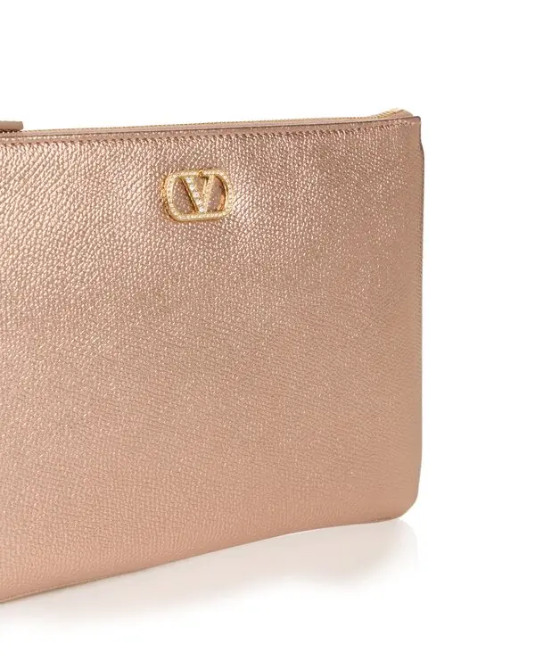 Valentino Garavani Vlogo Medium Leather Pouch